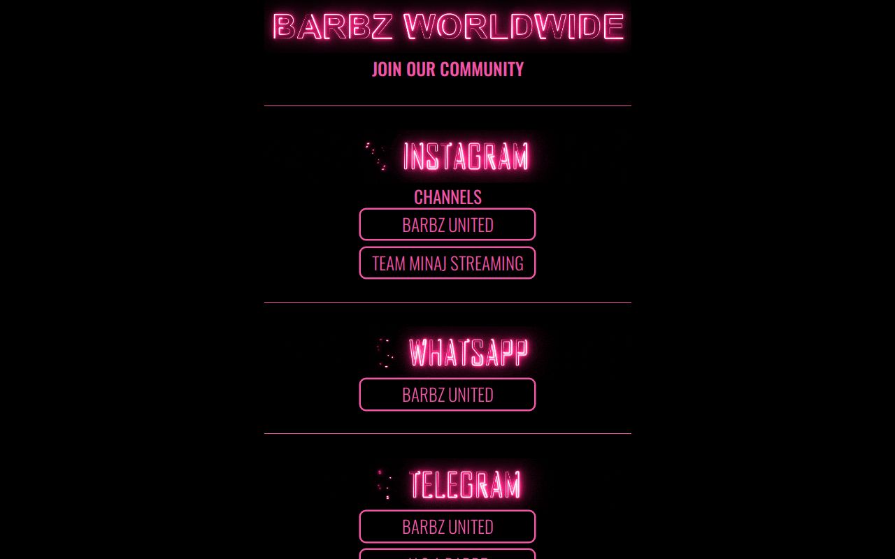 BARBZ WORLDWIDE - Join Our Community From Around The World.